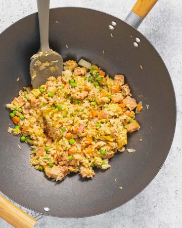 Easy Ham Fried Rice - Perfect for Holiday Leftovers