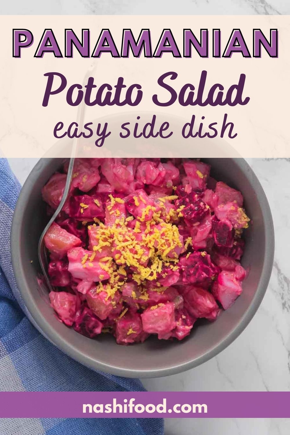 Panamanian Potato And Beet Salad (Ensalada De Feria)